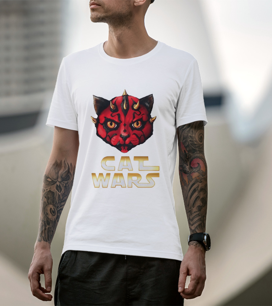 Darth Maul Cat Wars Star Wars Quality Comfortable Wear T-Shirt