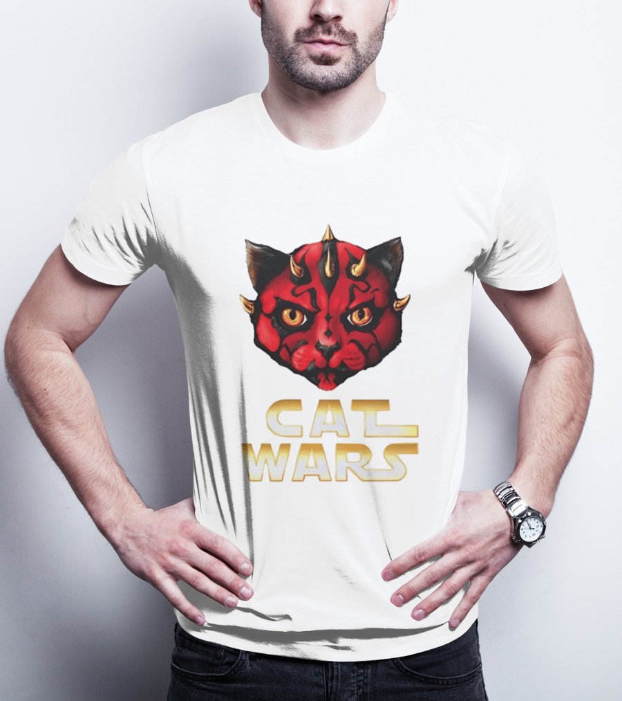 Darth Maul Cat Wars Star Wars Quality Comfortable Wear T-Shirt