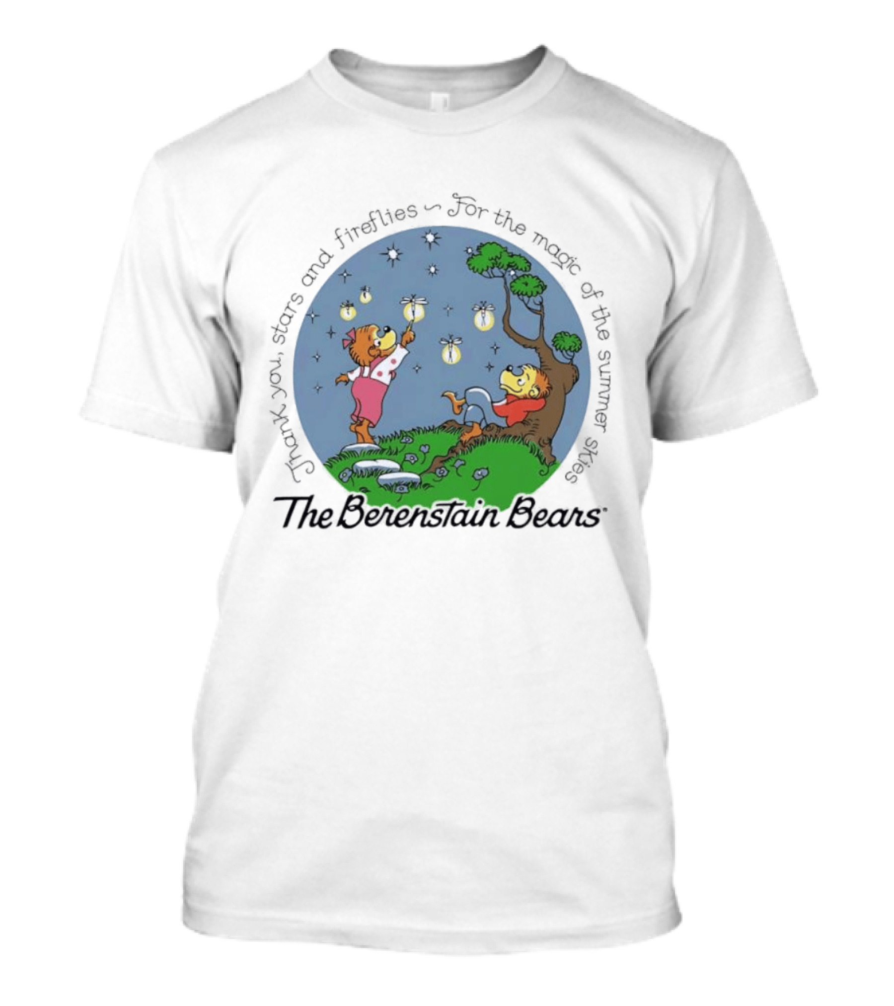 The Berenstain Bears Thank You Stars And Fireflies For The Magic Of The Summer Nights T-Shirt