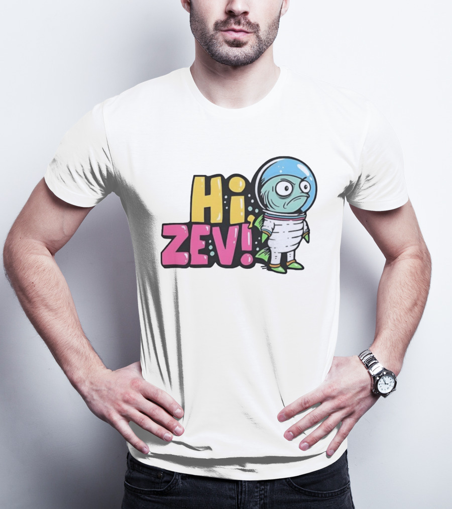 Hi Zev Astronaut Fish NBA New York Knicks Jalen Brunson Cartoon T-Shirt