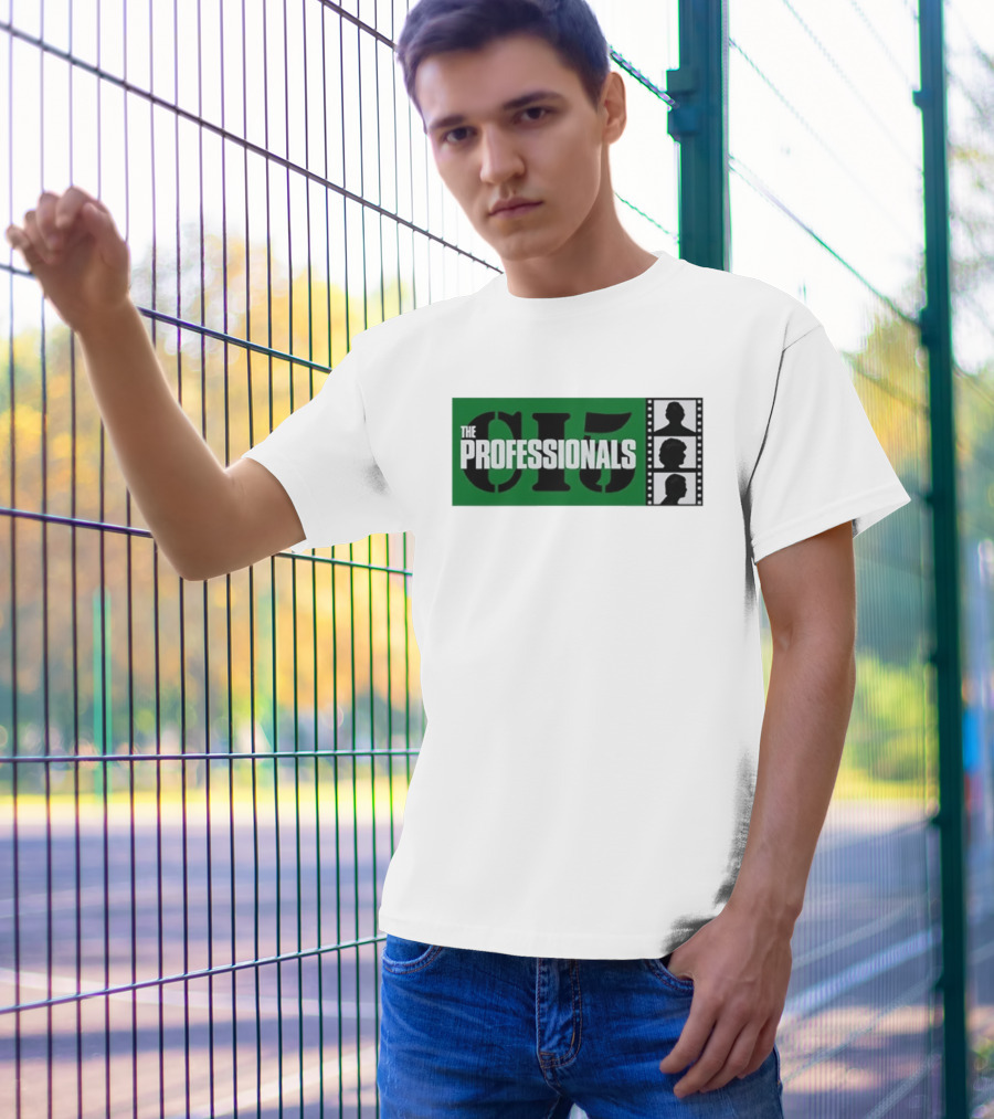 The Professionals CI5 TV Series Bodie Doyle Cowley Silhouette Film Strip T-Shirt