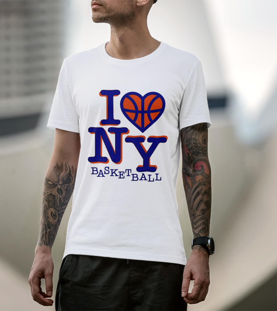 I Heart NY Basketball 2026 New York Knicks NBA T-Shirt