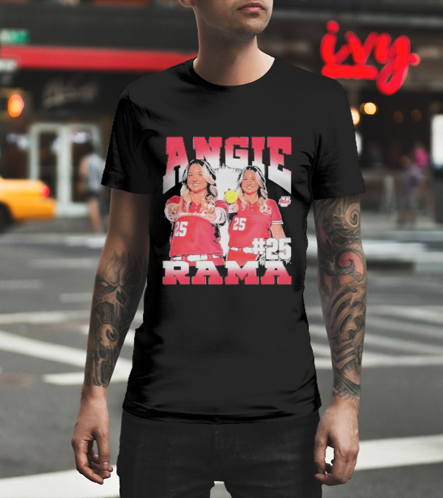 Angie Rama 25 Umass Athletics NCAA Softball T-Shirt