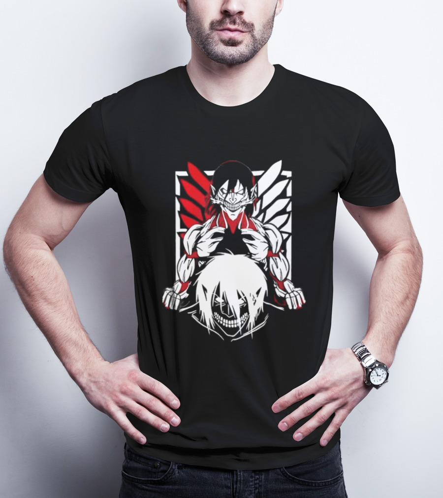 Attack On Titan Eren Yeager Female Titan Wings Of Freedom Fight For Humanity 2026 Collector's Edition T-Shirt