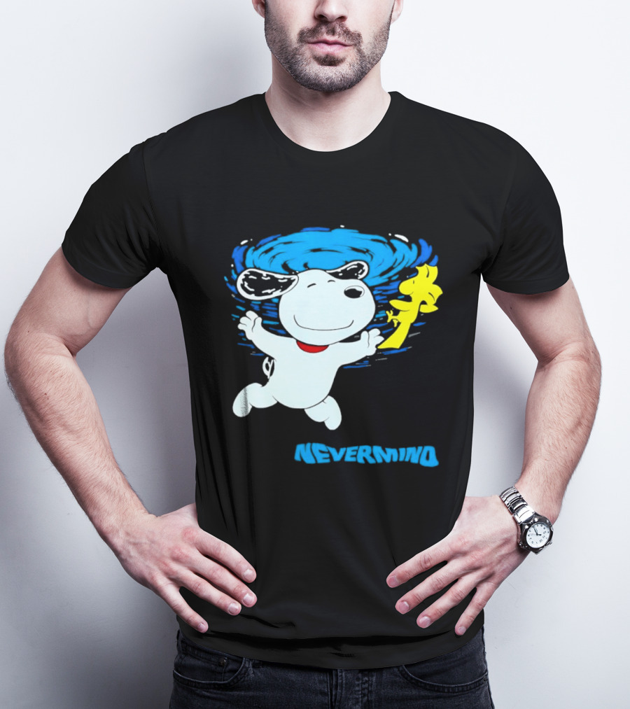 Snoopy Woodstock Nevermind Swimming Adventure T-Shirt