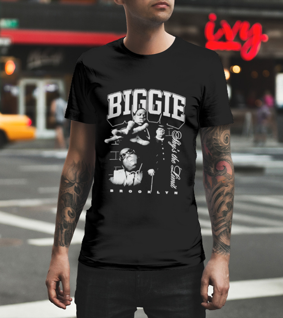 Biggie Smalls Notorious B.I.G. Brooklyn Sky's The Limit 2026 T-Shirt