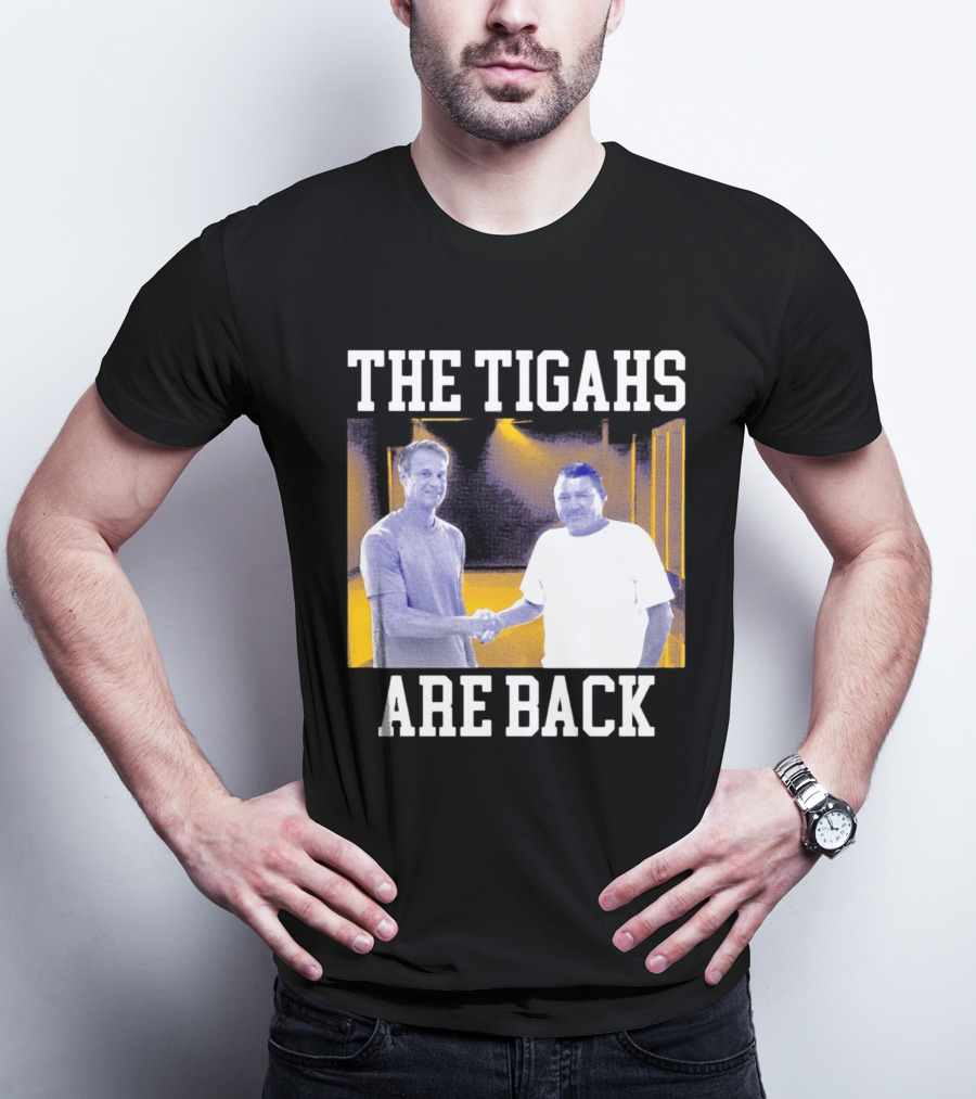 The Tigahs Are Back Brian Kelly Handshake T-Shirt