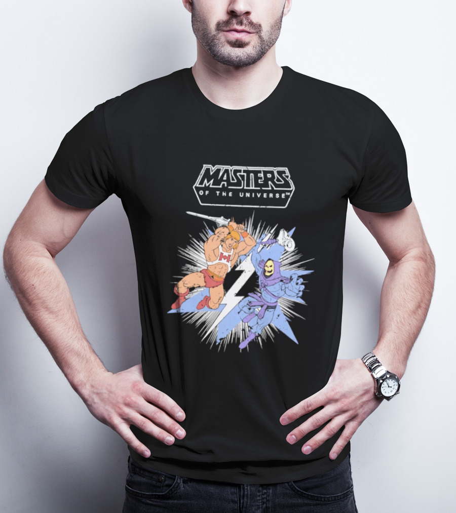 Masters Of The Universe He Man Vs Skeletor Epic Battle 2026 T-Shirt