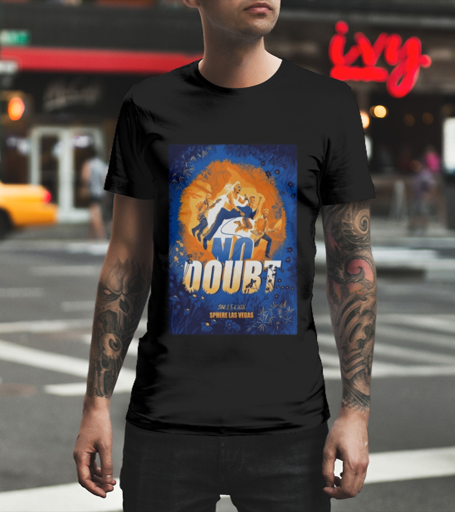No Doubt June 3 5 6 2026 Sphere Las Vegas Concert Event T-Shirt