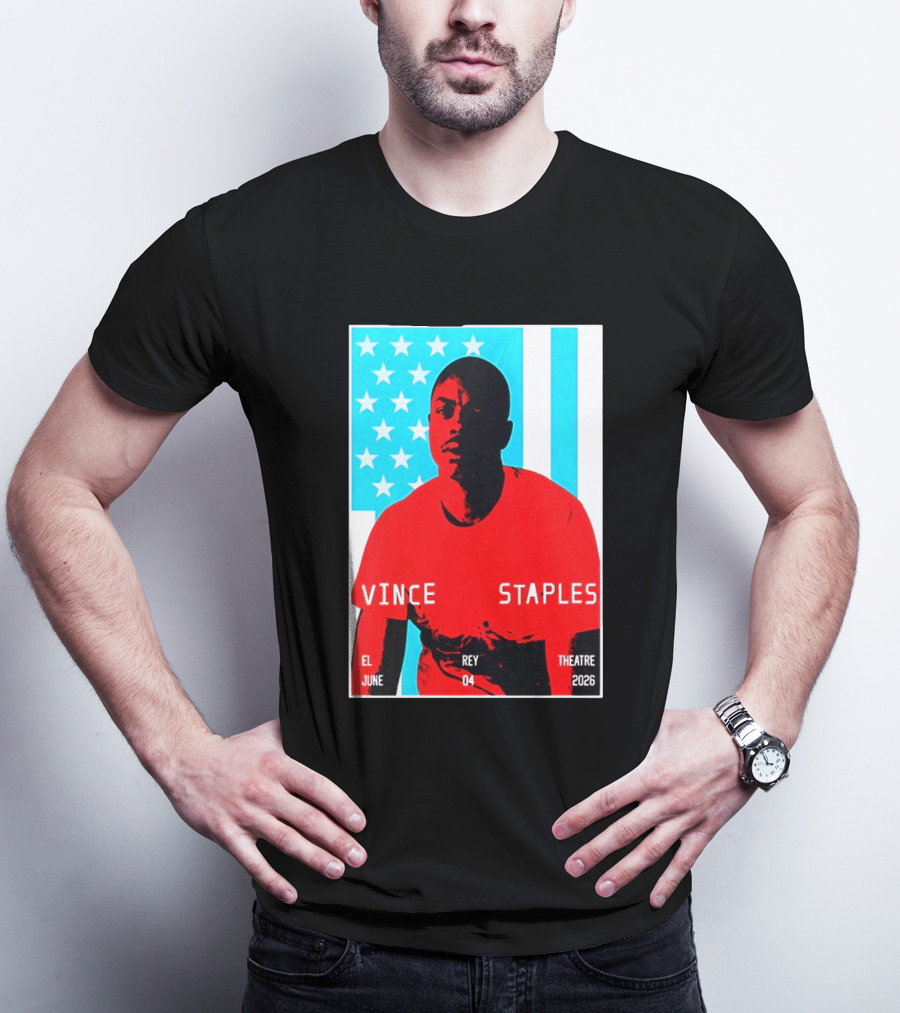 Vince Staples El Rey Theatre Los Angeles June 4 2026 T-Shirt