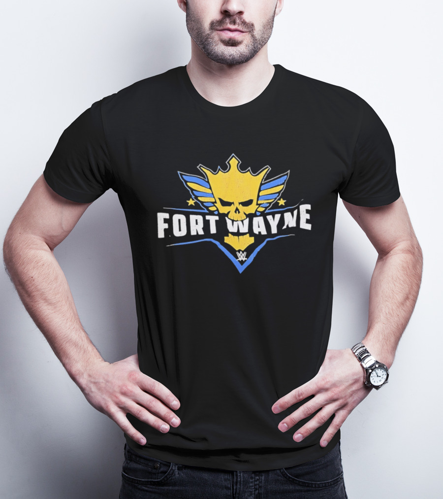 Fort Wayne WWE Skull King Wings T-Shirt