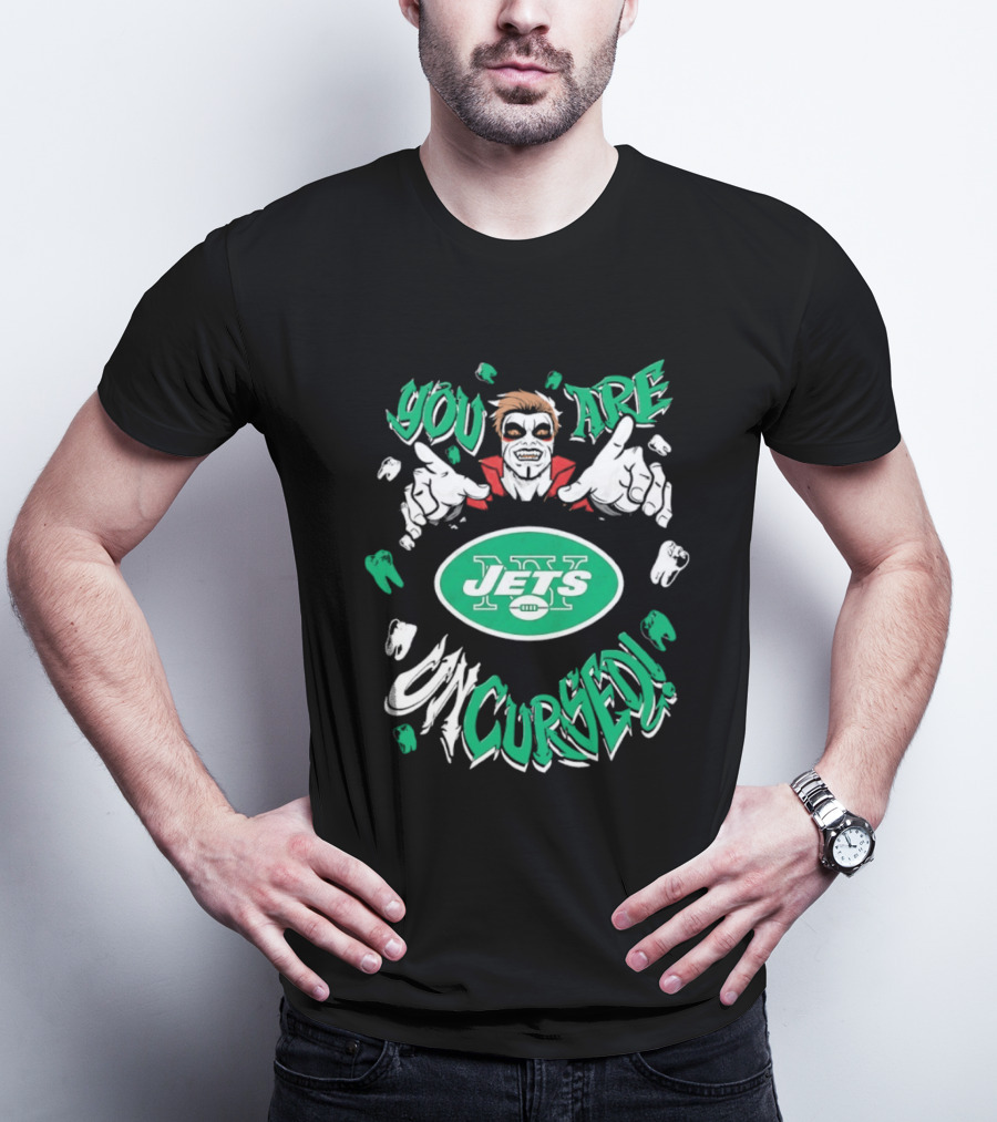 WWE You Are Uncursed Jets Danhausen X New York T-Shirt