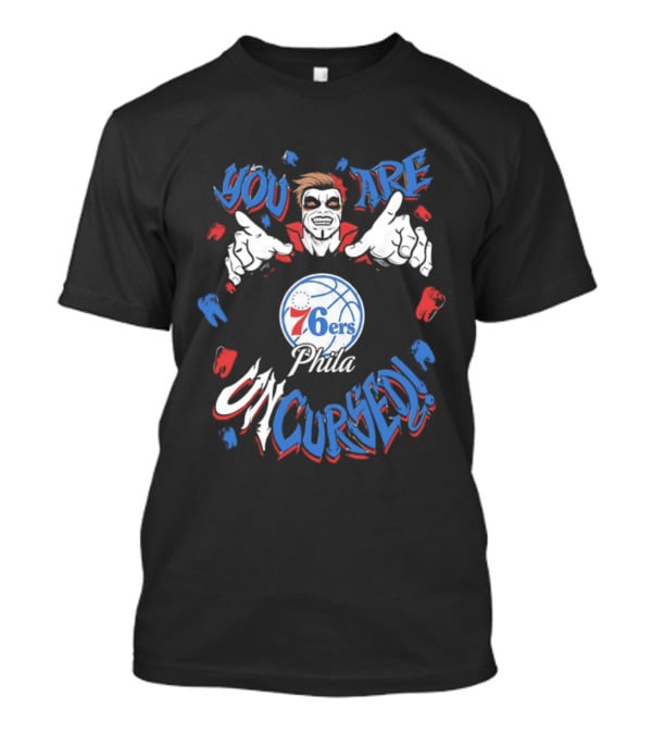 WWE Drops Danhausen X Philadelphia 76ers Phila You Are Uncursed T-Shirt