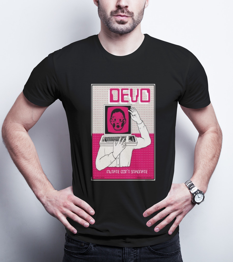 June 03 2026 Devo Concert Akron Civic Theatre Mutate Don't Stagnate T-Shirt