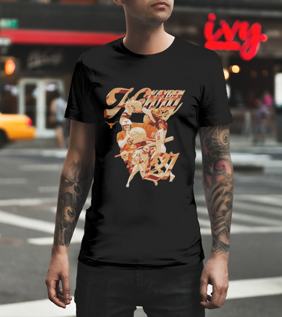 Kayden Henry Texas Longhorns 21 NCAA Softball 2026 T-Shirt