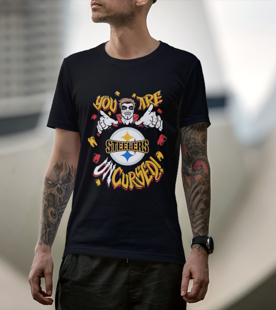 WWE Danhausen Steelers Football You Are Uncursed T-Shirt