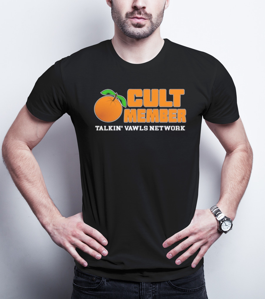 CULT MEMBER Talkin Vawls Network Orange T-Shirt