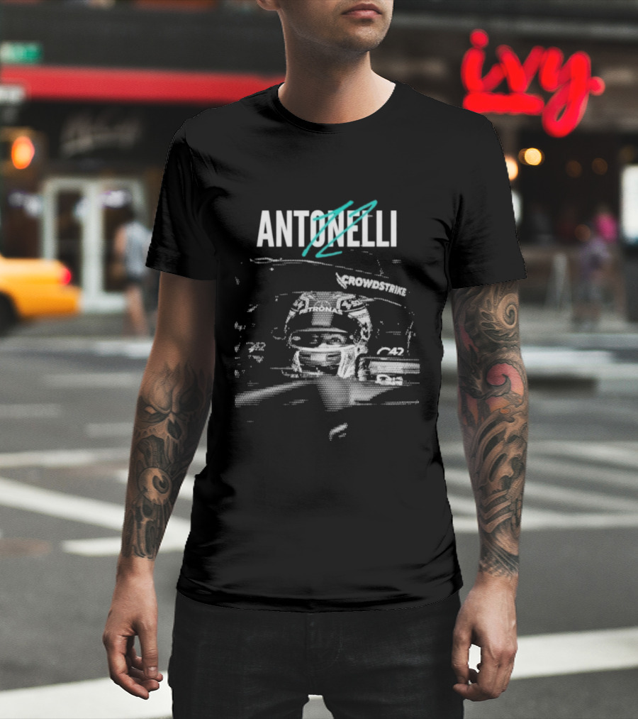 Antonelli F1 Racing Driver Helmet T-Shirt
