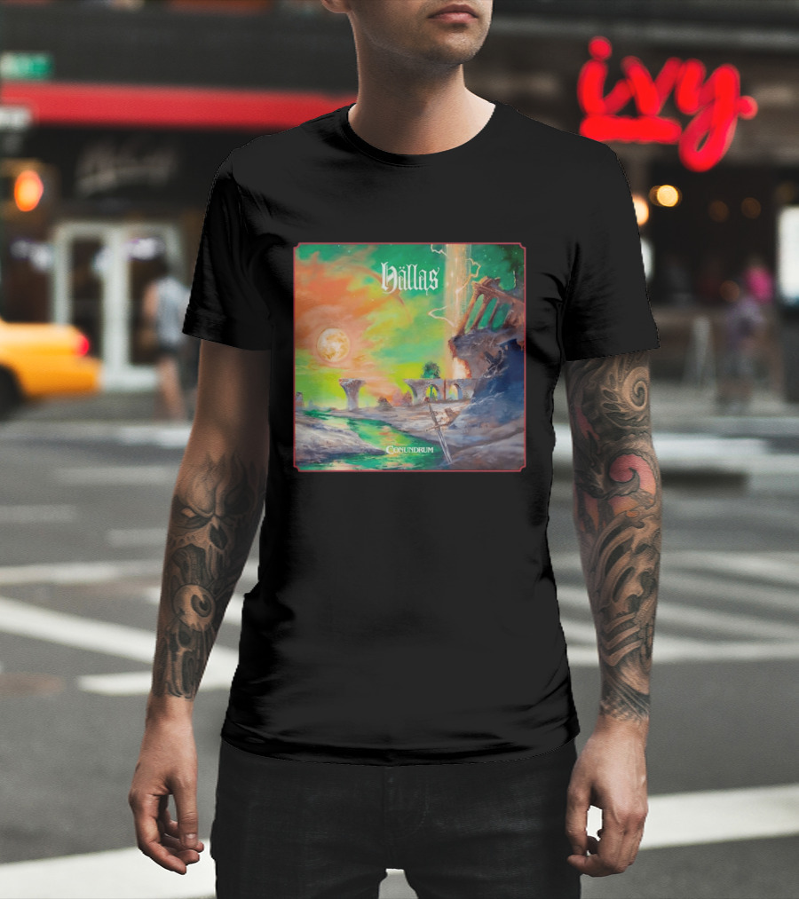 Hällas Conundrum Fantasy Moonscape Adventure T-Shirt