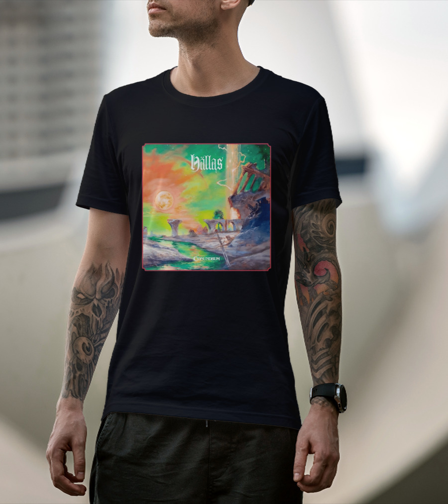 Hällas Conundrum Fantasy Moonscape Adventure T-Shirt