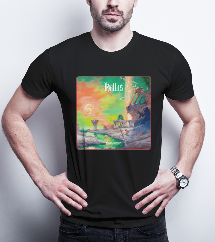 Hällas Conundrum Fantasy Moonscape Adventure T-Shirt