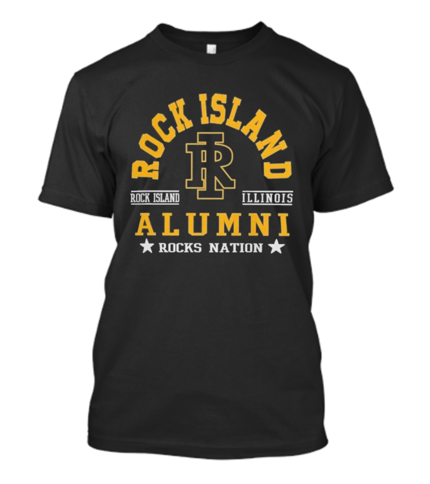 Rock Island Illinois Alumni Rocks Nation IR T-Shirt