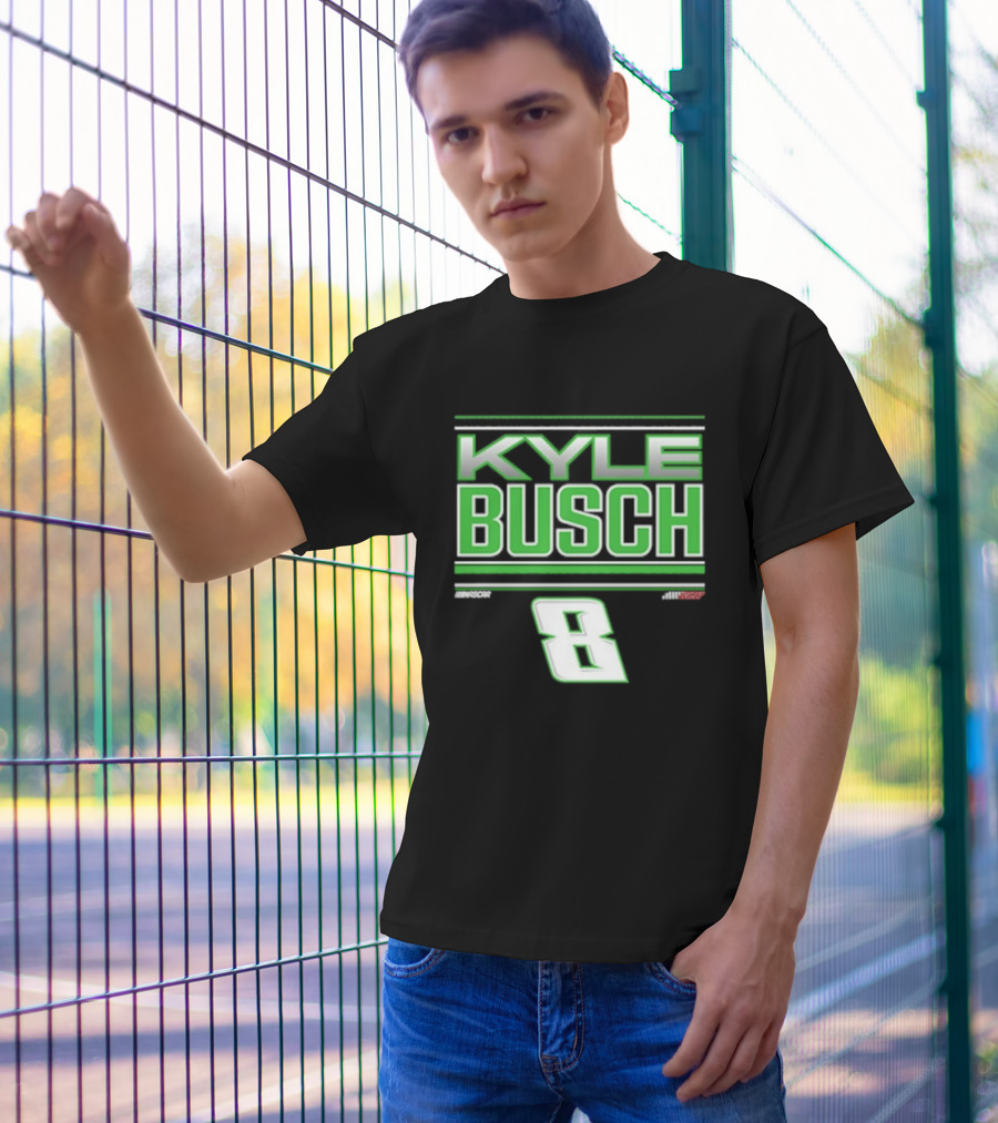 Kyle Busch Number 8 Racing Nascar T-Shirt
