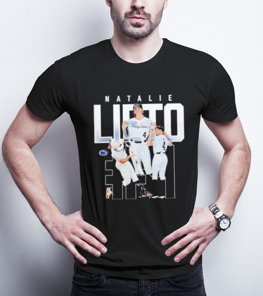 Natalie Lieto Penn State NCAA Softball Team Celebration T-Shirt
