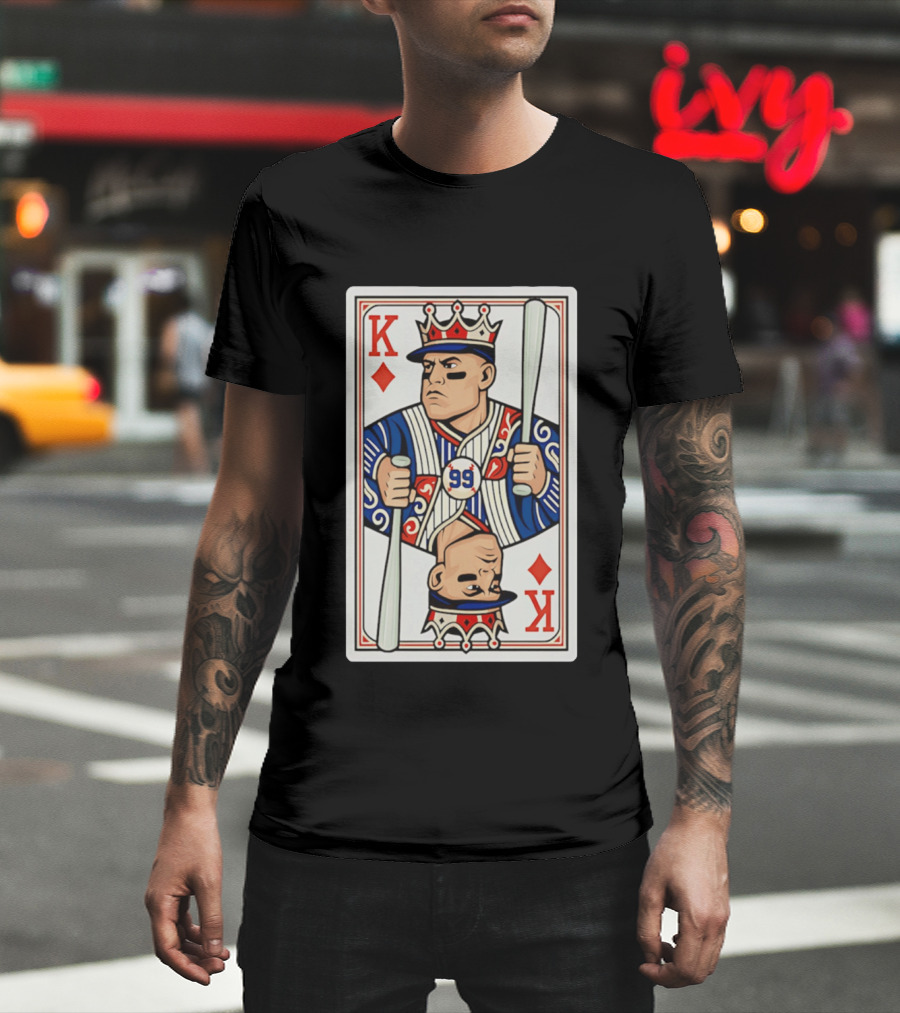 Aaron Judge New York Yankees King Of Diamonds 99 Batting Legend T-Shirt