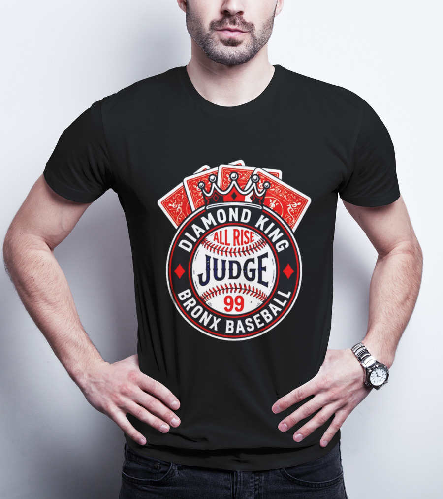 Diamond King All Rise Judge 99 Bronx Baseball T-Shirt