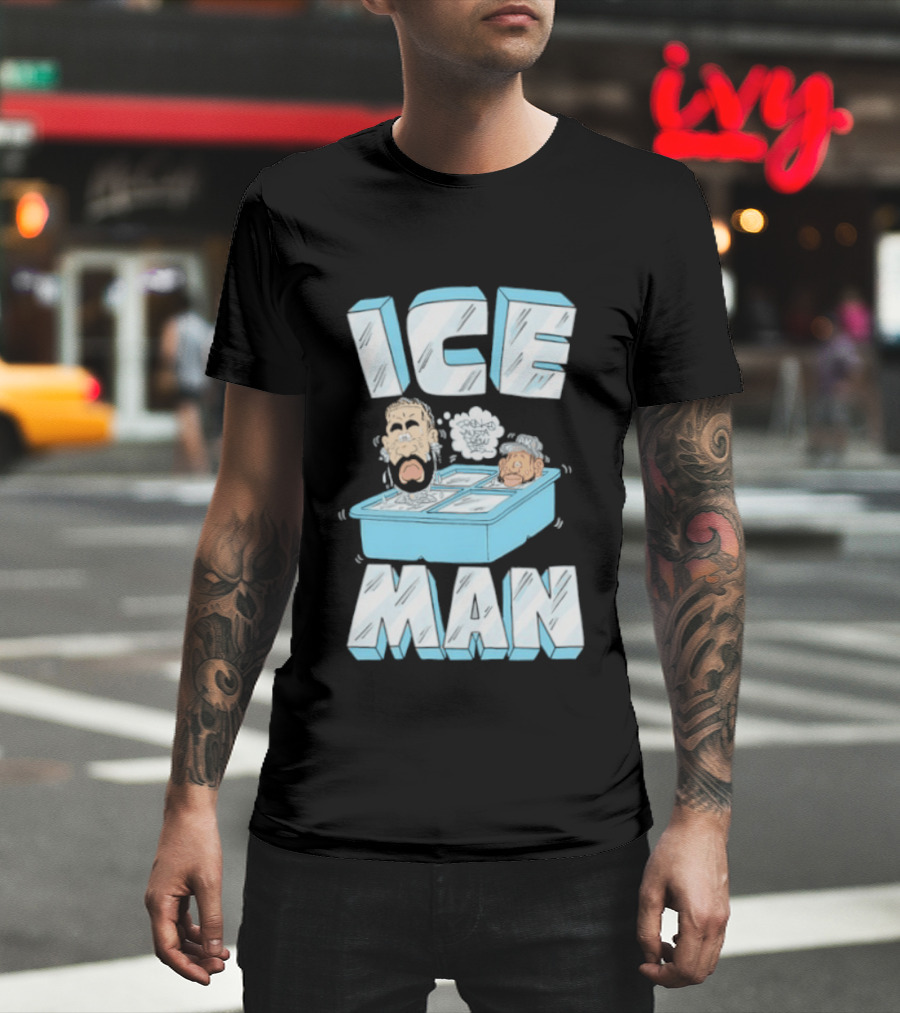 Iceman Fronko Musta Drew Diss Caricature Drake T-Shirt