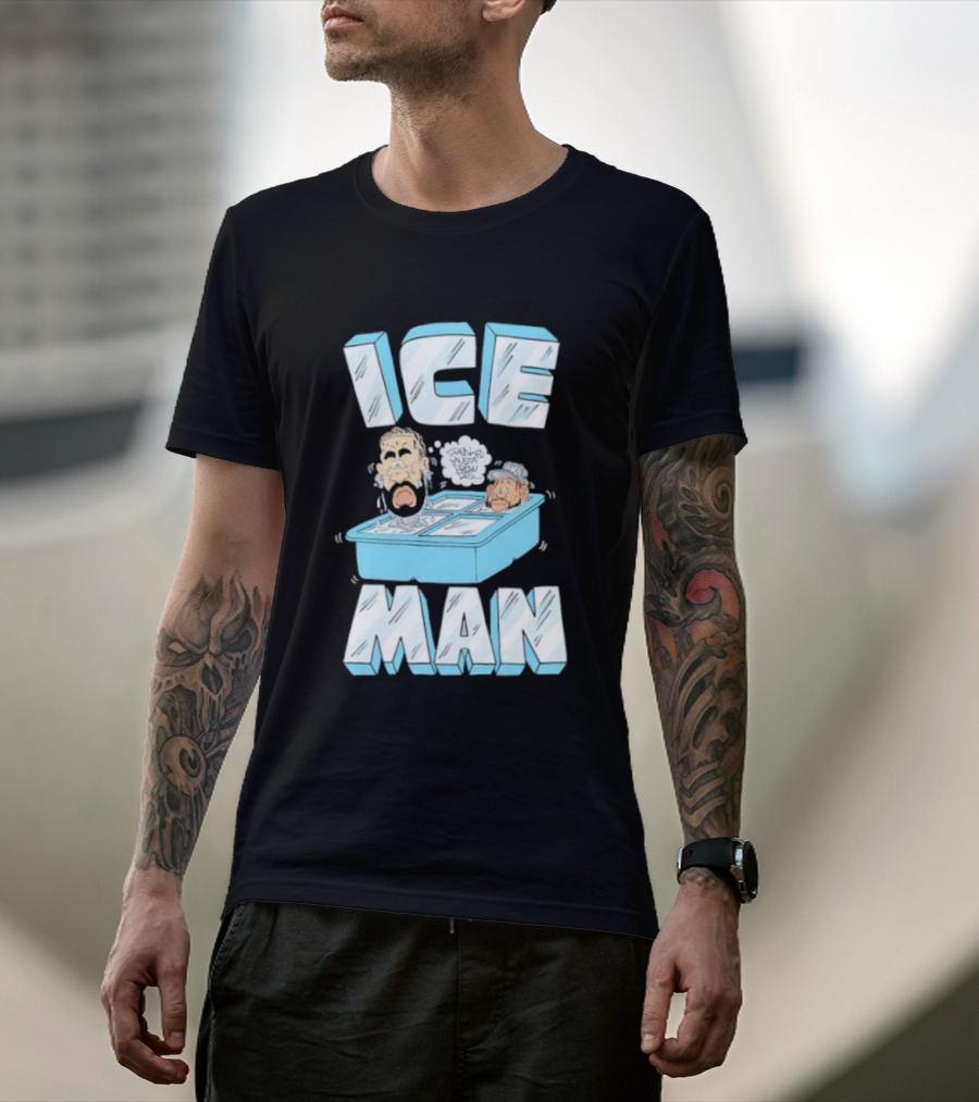 Iceman Fronko Musta Drew Diss Caricature Drake T-Shirt