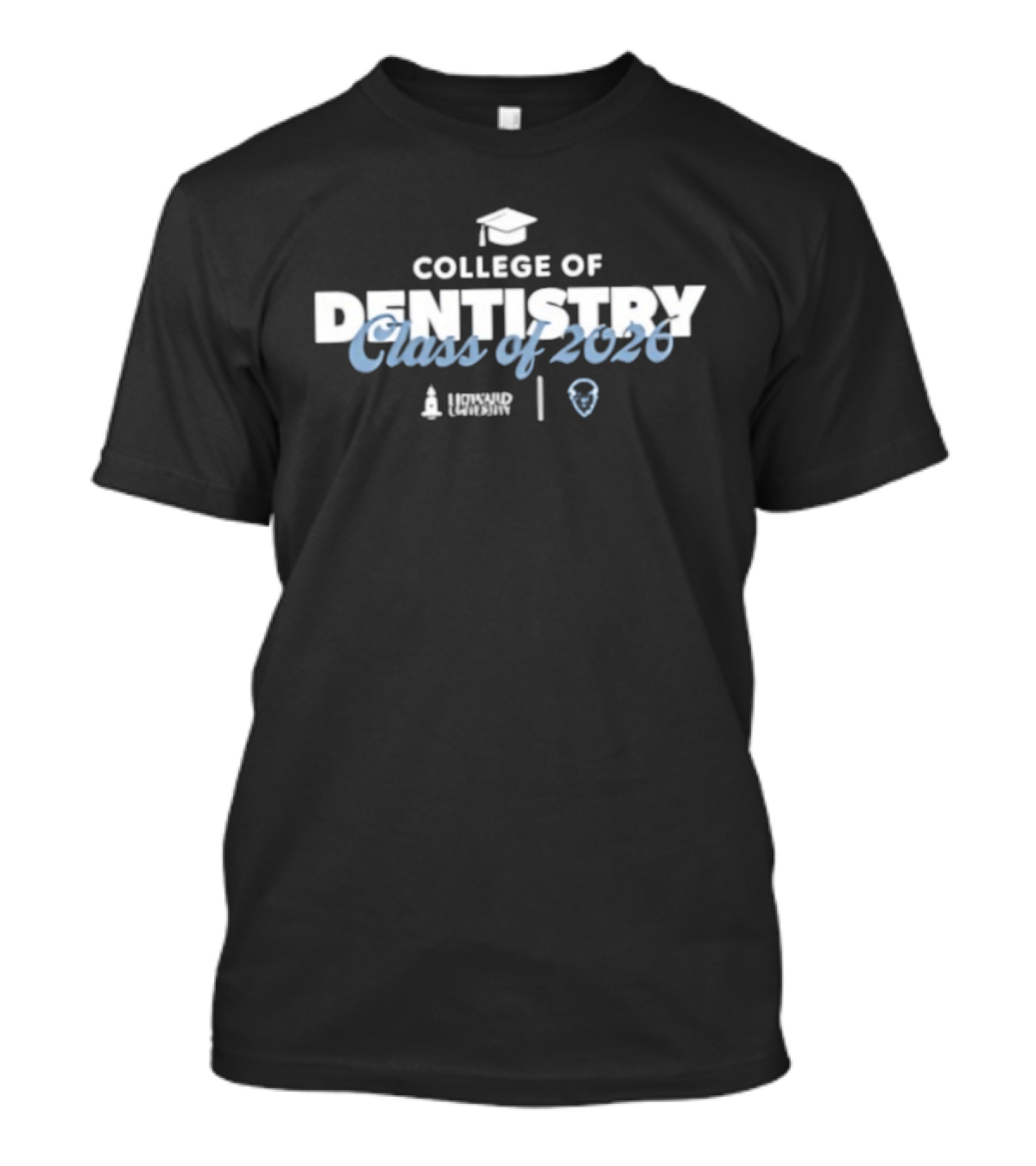 Howard University College Dentistry Class Of 2026 Graduation Cap T-Shirt