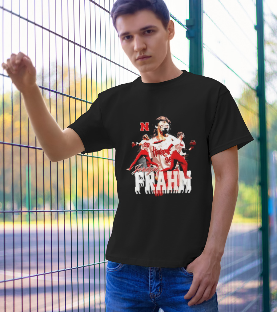 Jordyn Frahm Huskers 98 Nebraska Cornhuskers NCAA Softball T-Shirt