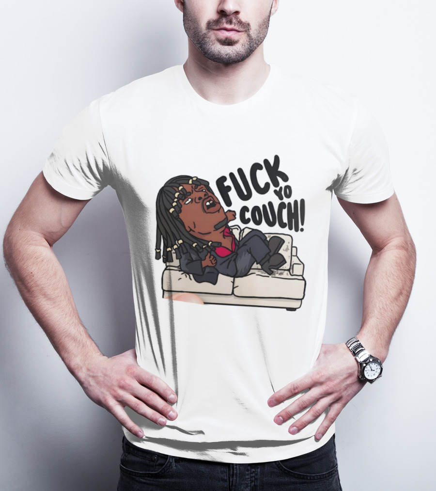 Chief Keef Fuck Yo Couch Illustrated Meme Drawing T-Shirt