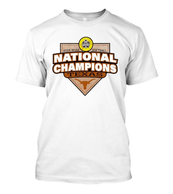 Texas Longhorns 2026 NCAA Softball National Champions T-Shirt