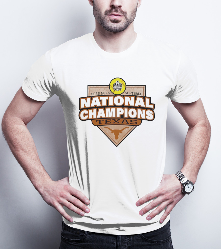 Texas Longhorns 2026 NCAA Softball National Champions T-Shirt