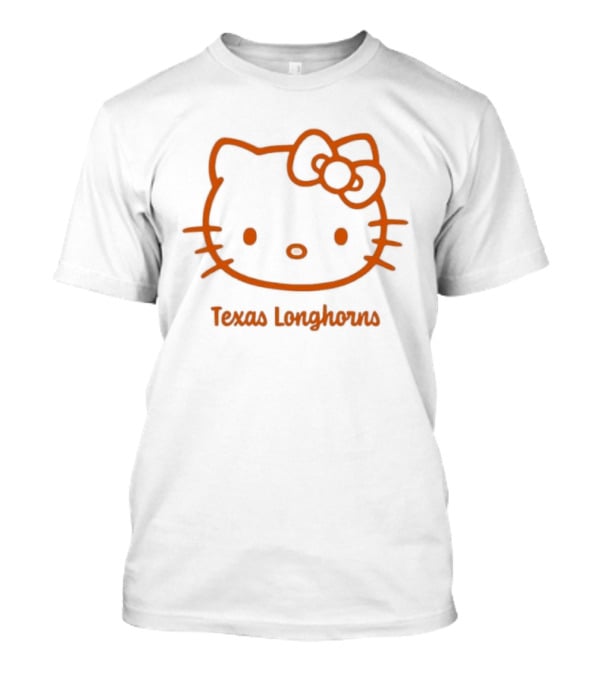 Texas Longhorns Hello Kitty Bow Out T-Shirt