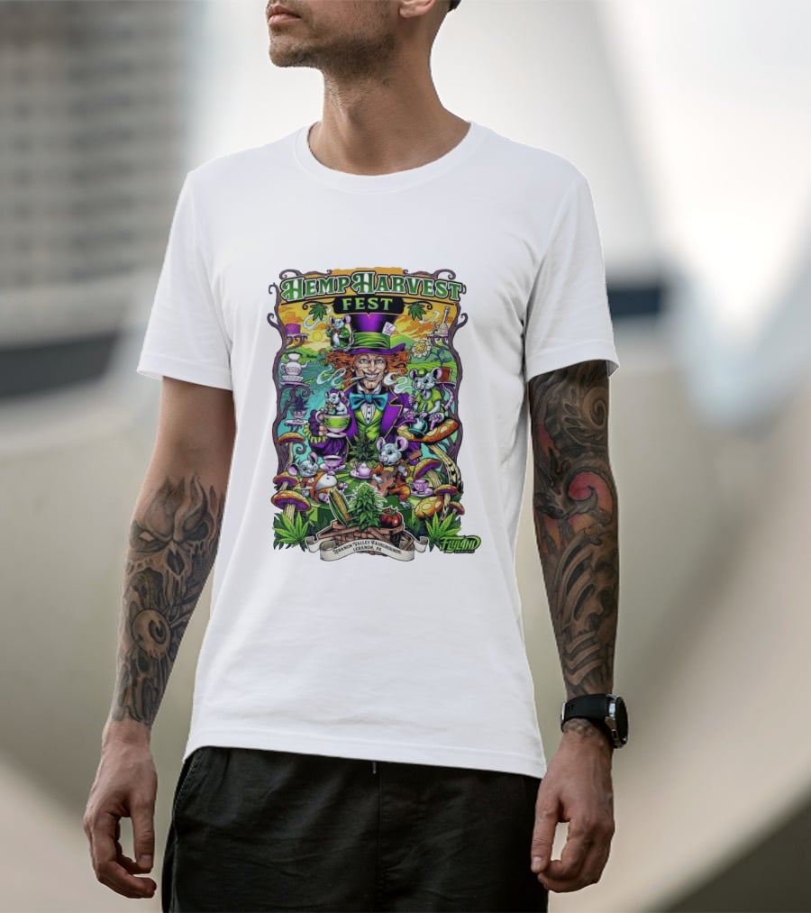 Hemp Harvest Fest 2026 Lebanon Valley Fairgrounds Tea Party T-Shirt