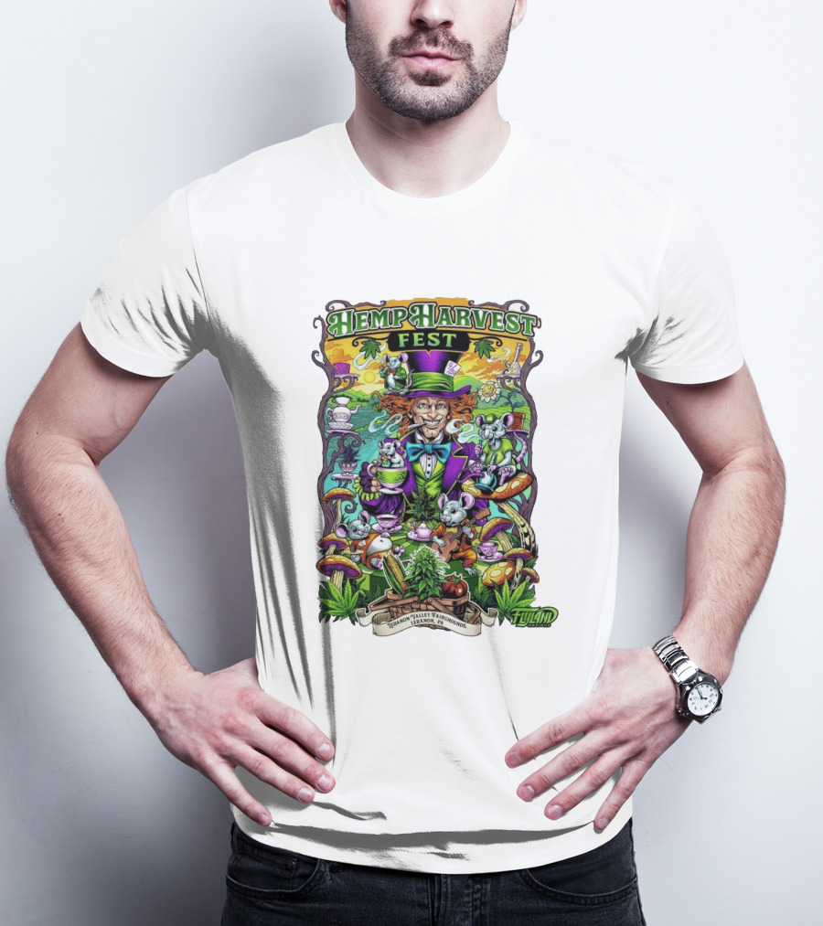 Hemp Harvest Fest 2026 Lebanon Valley Fairgrounds Tea Party T-Shirt