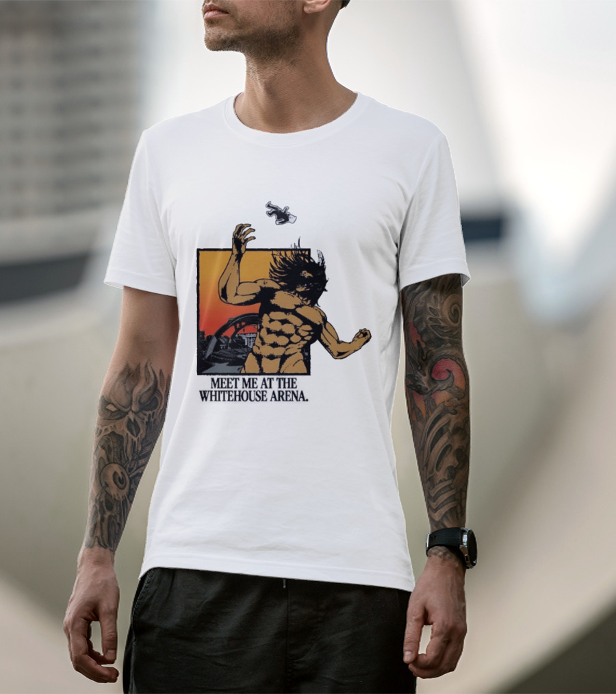 Meet Me At The Whitehouse Arena Attack On Titan Giant T-Shirt
