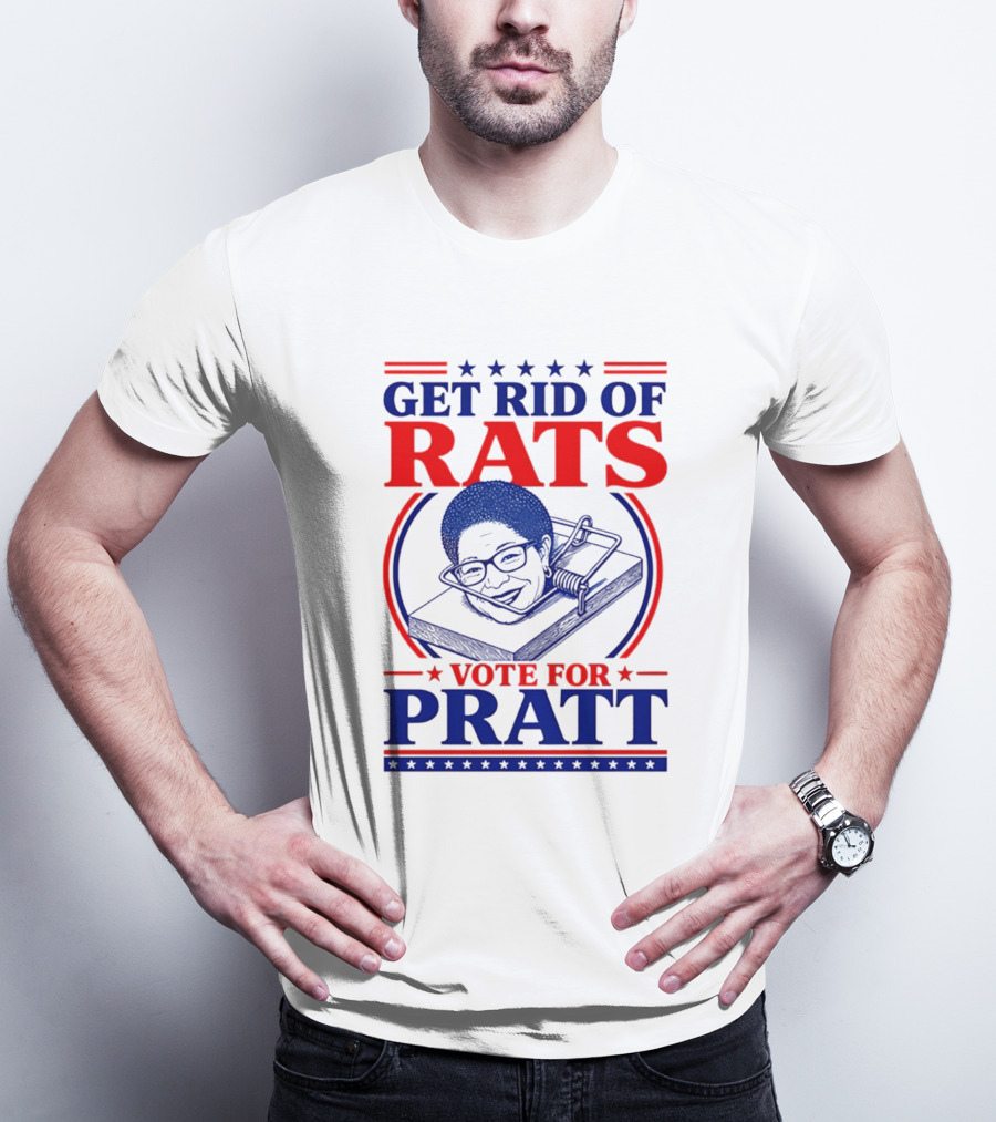 Get Rid Of Rats Vote For Pratt Political Campaign Humor T-Shirt