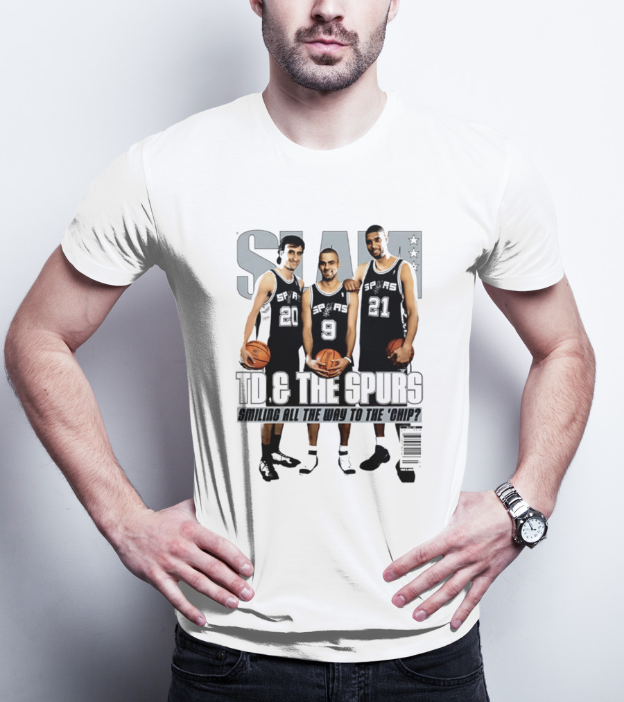 SLAM SP AS 20 9 21 TD & The Spurs Smiling All The Way To The Chip? T-Shirt