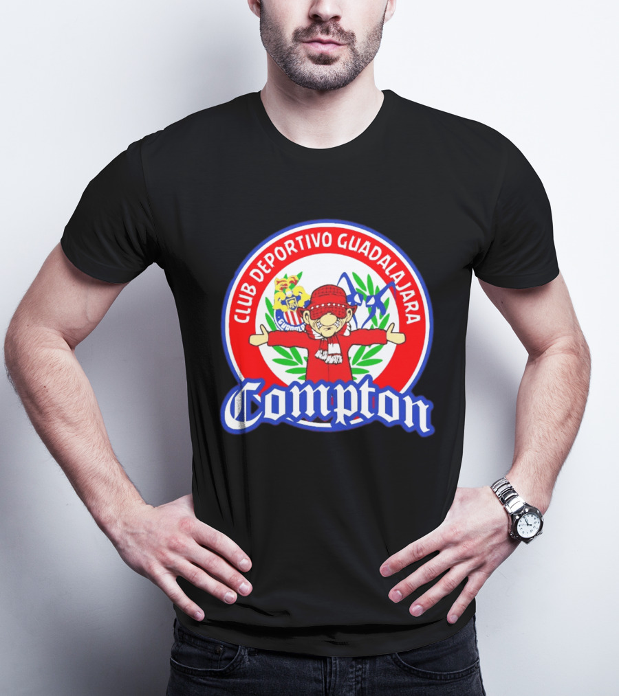 Compton Club Deportivo Guadalajara Rojiblanco T-Shirt