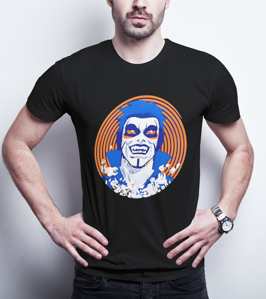 Danhausen WWE New York Knicks Basketball Uncursed Very Nice Very Evil Fan T-Shirt
