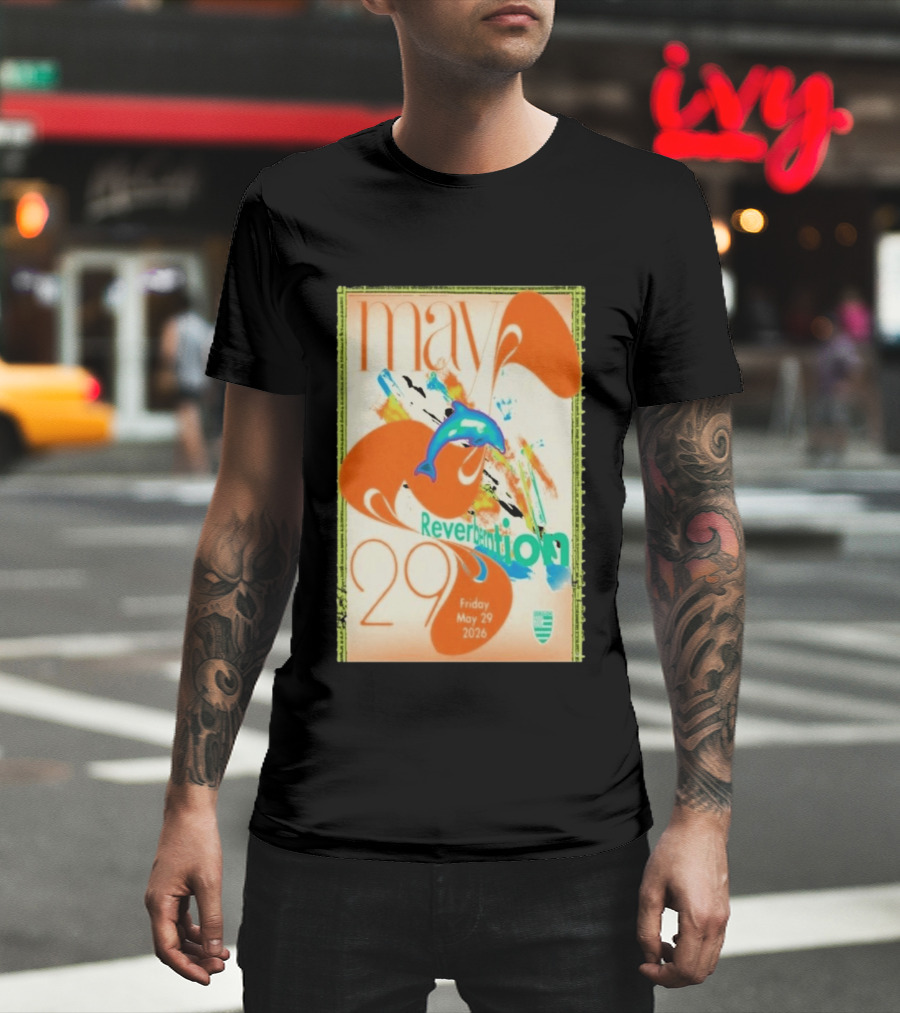 Reverberation Dolphin Event May 29 2026 Zebulon Los Angeles CA T-Shirt
