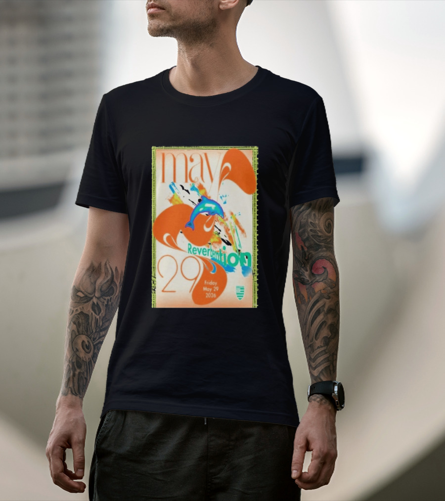 Reverberation Dolphin Event May 29 2026 Zebulon Los Angeles CA T-Shirt