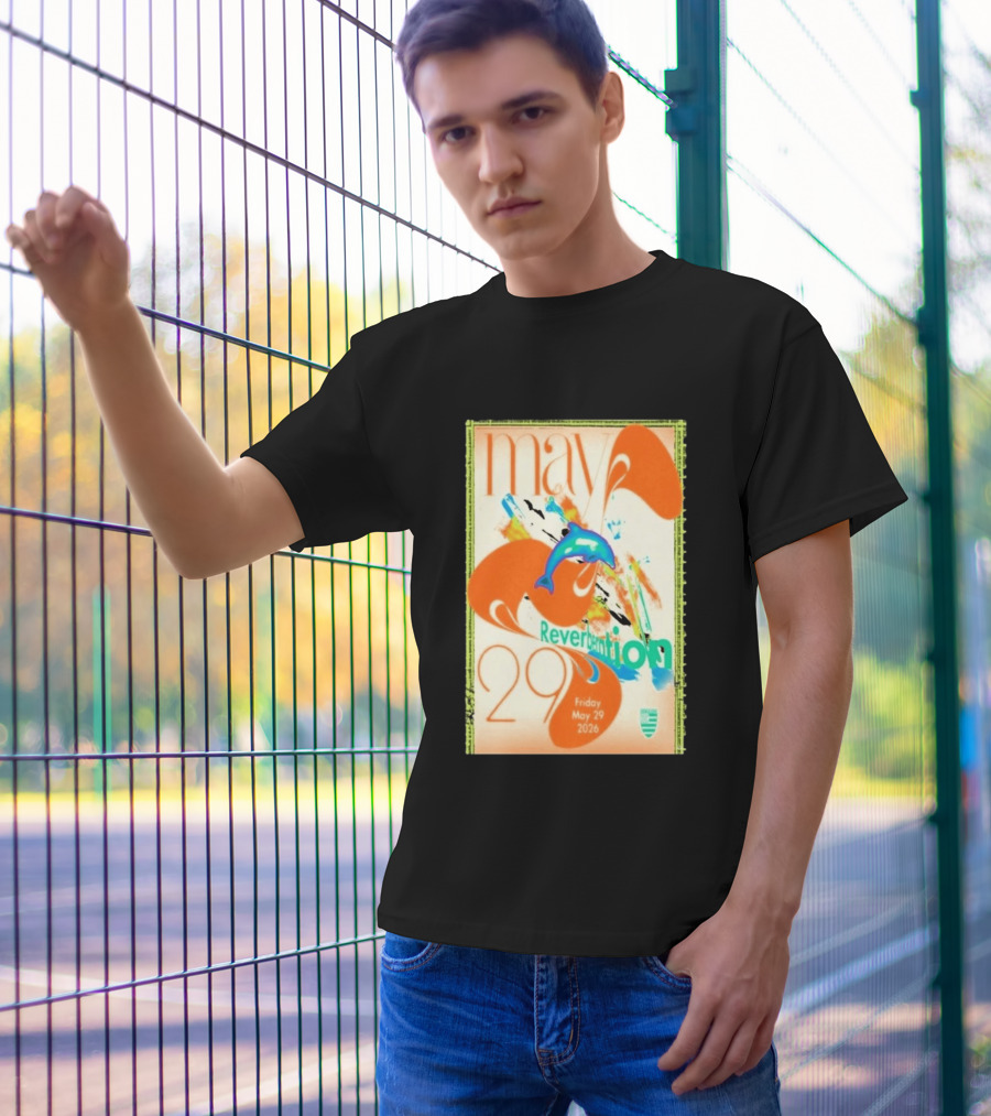 Reverberation Dolphin Event May 29 2026 Zebulon Los Angeles CA T-Shirt