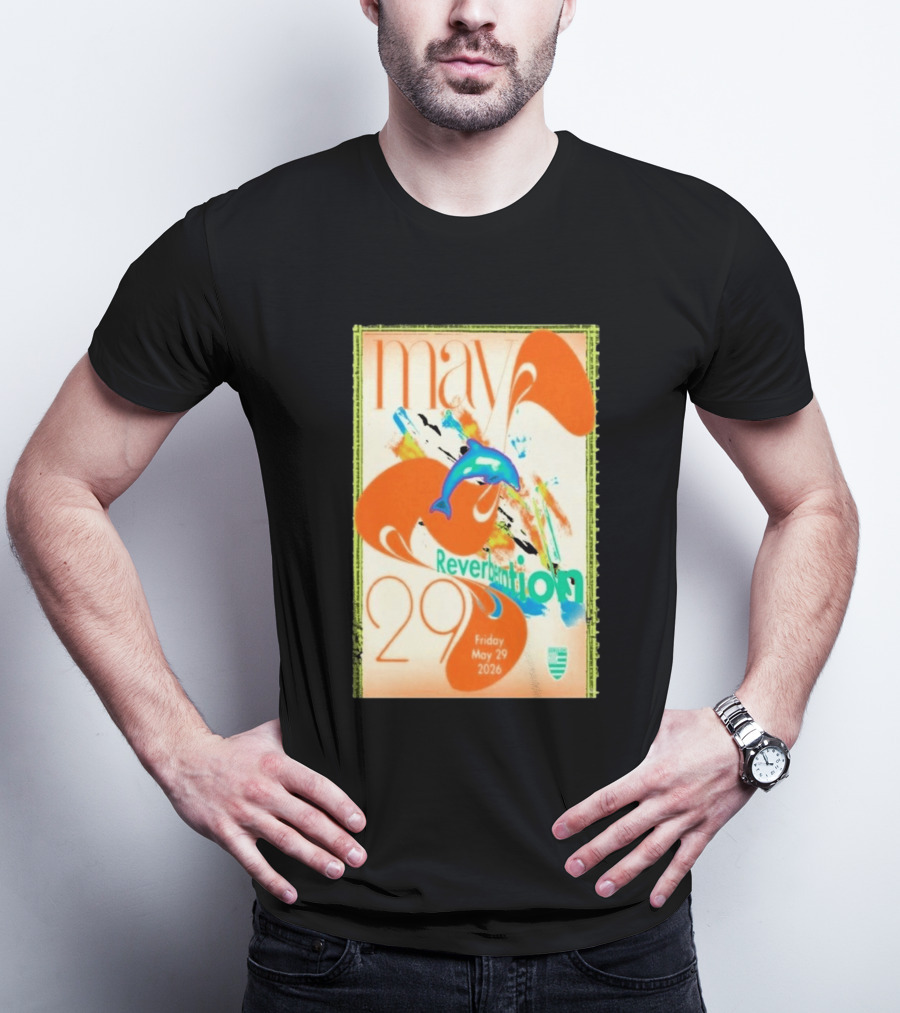 Reverberation Dolphin Event May 29 2026 Zebulon Los Angeles CA T-Shirt