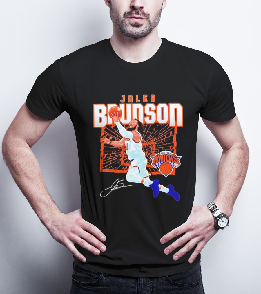 Jalen Brunson New York Knicks Breaking Barriers 2026 Season Explosion T-Shirt